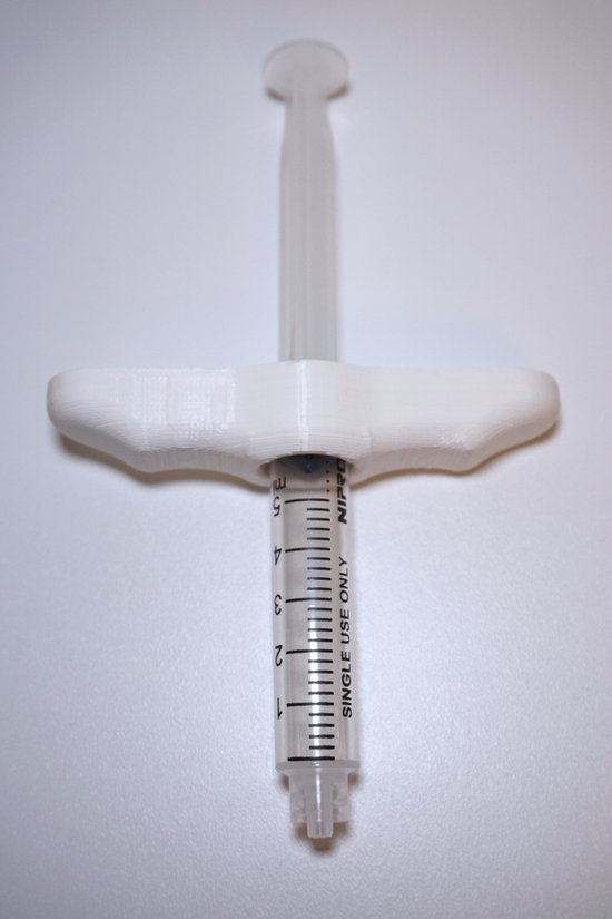 SyringeGrip - Spuithulpstuk / injectiehulp - 10 ml - wit | bol.com