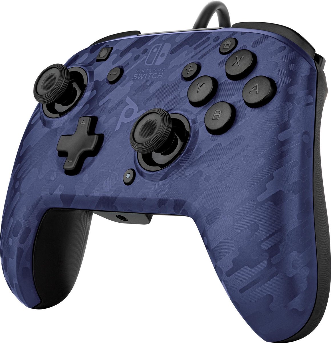 Faceoff Deluxe+ Nintendo Switch Controller - Blue Camo | bol.com