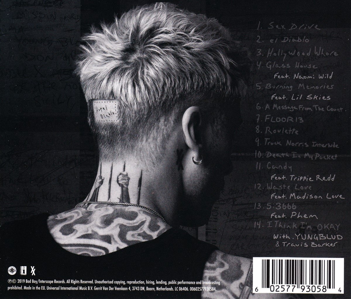 Machine Gun Kelly - Hotel Diablo (CD), Machine Gun Kelly | CD (album ...