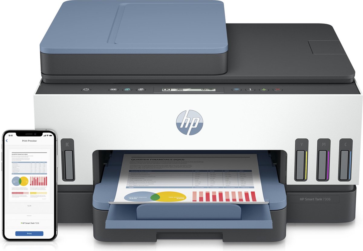 HP Smart Tank 7306 All-in-One Printer | bol