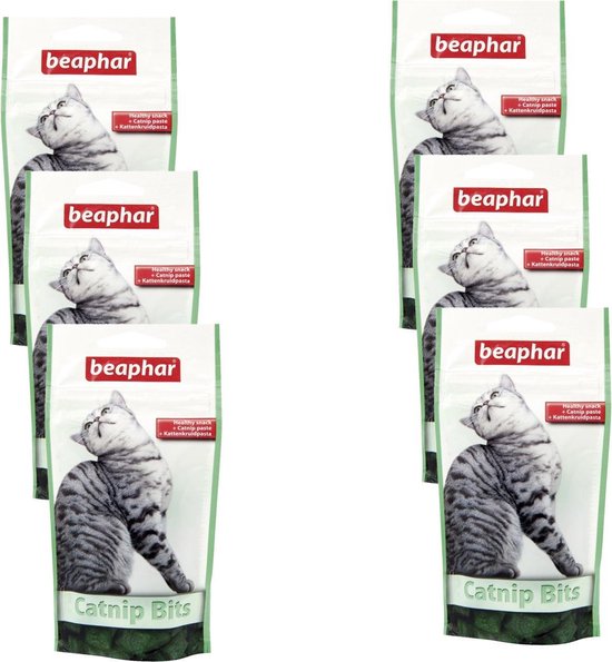 Beaphar Catnip-Bits Vitamin - Snack pour chat - 6 x 35g | bol.com
