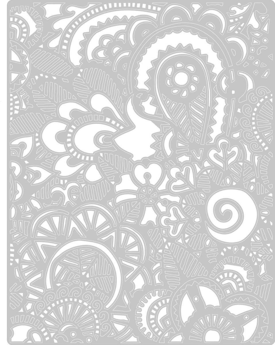 Sizzix Thinlits Snijmal - Doodle Art #2 | bol.com