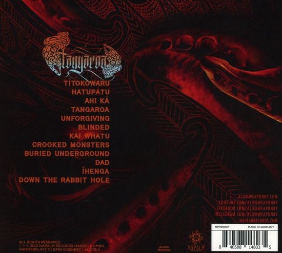 Alien Weaponry - Tagaroa (CD), Alien Weaponry | CD (album) | Muziek ...