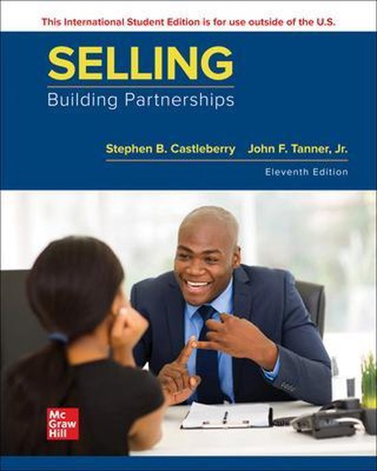 Selling: Building Partnerships ISE | 9781265082291 | Stephen ...