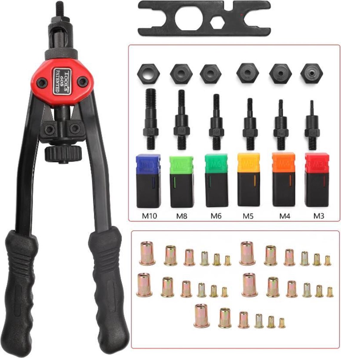 Handmatige Klinkhamer Tool - Klink Pistool - Hand Klinknagel - Moer ...
