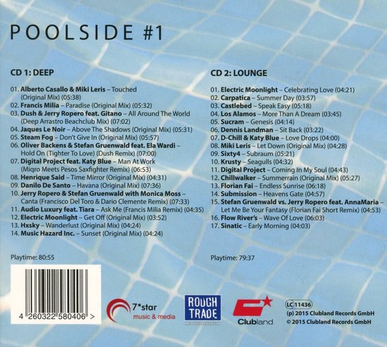 Various Artists - Poolside 1 (CD), various artists | CD (album ...