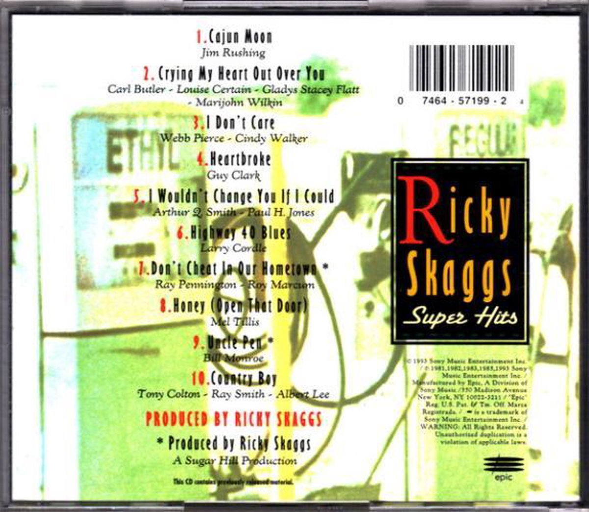 Super Hits, Ricky Skaggs | CD (album) | Muziek | bol