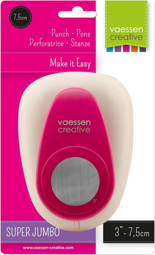 Vaessen Creative Pons - Cirkel - 77mm | bol.com