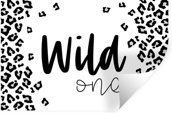 Muurstickers - Sticker Folie - Spreuken - Quotes - Wild one - 90x60 cm ...