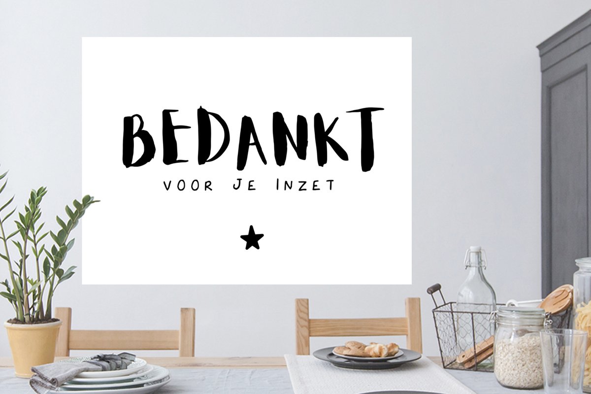 Muurstickers - Collega - Bedankt voor je inzet - Quotes - Spreuken ...