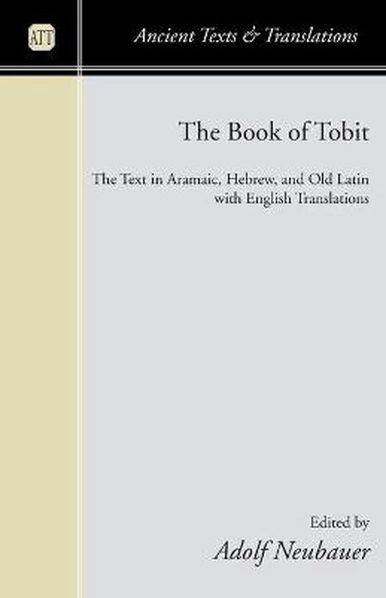 The Book of Tobit | 9781597523745 | Adolf Neubauer | Boeken | bol.