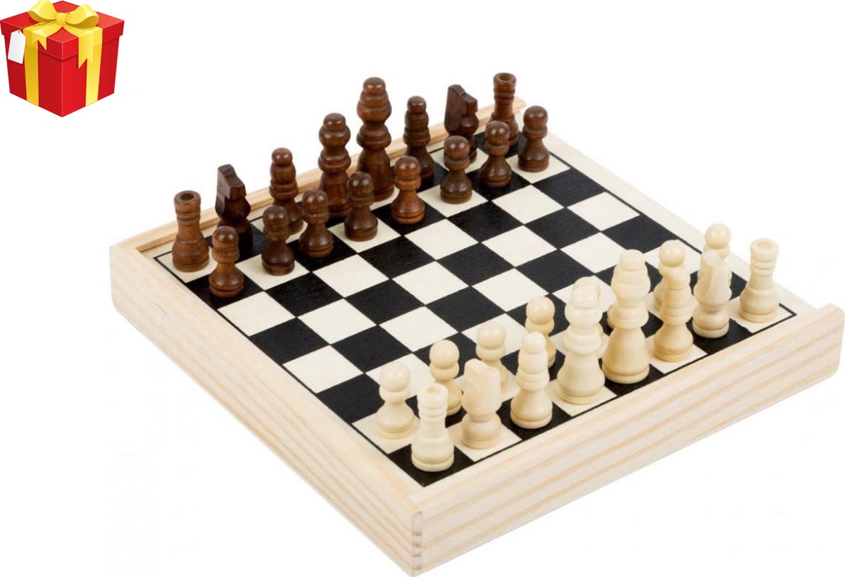 Schaakbord met Schaakstukken - Schaakspel - Bordspel - Hout - Duurzaam ...