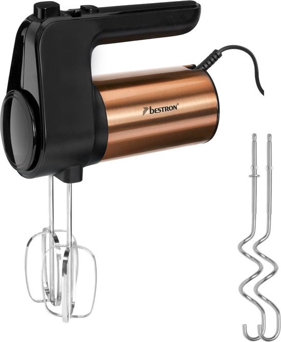Bestron AHM1000CO Power Handmixer Koper/Zwart | bol.com
