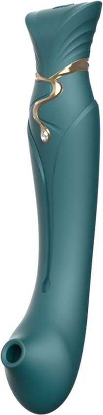 Zalo Queen PulseWave vibrator - groen | bol