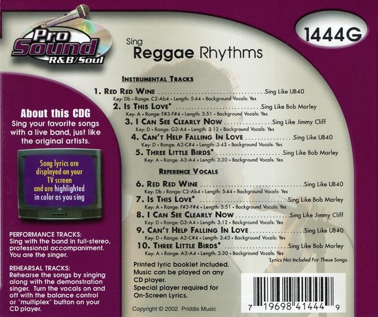 Sing Reggae Rhythms, Karaoke | CD (album) | Muziek | bol