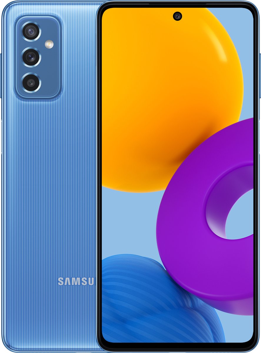 Samsung Galaxy M52 5G - 128GB - Lichtblauw | bol.com