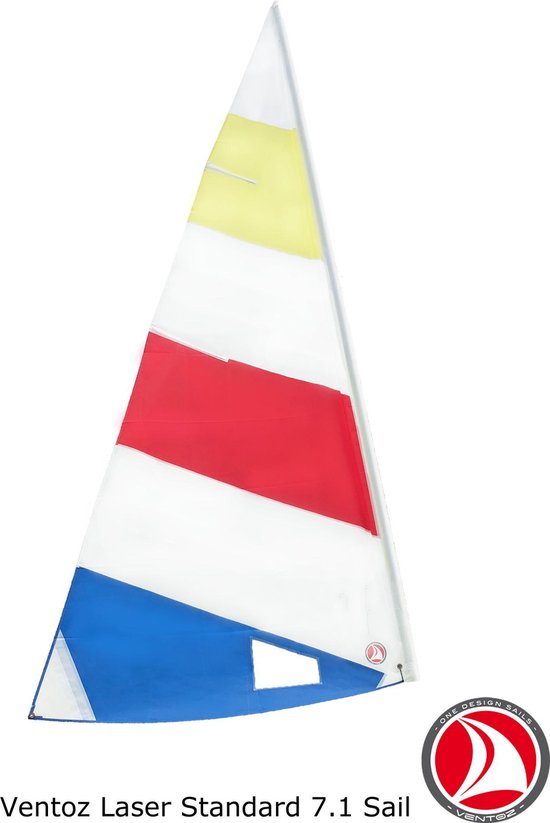 Ventoz Laser Standard Zeil (7.1 m2) - Meerkleurig | bol