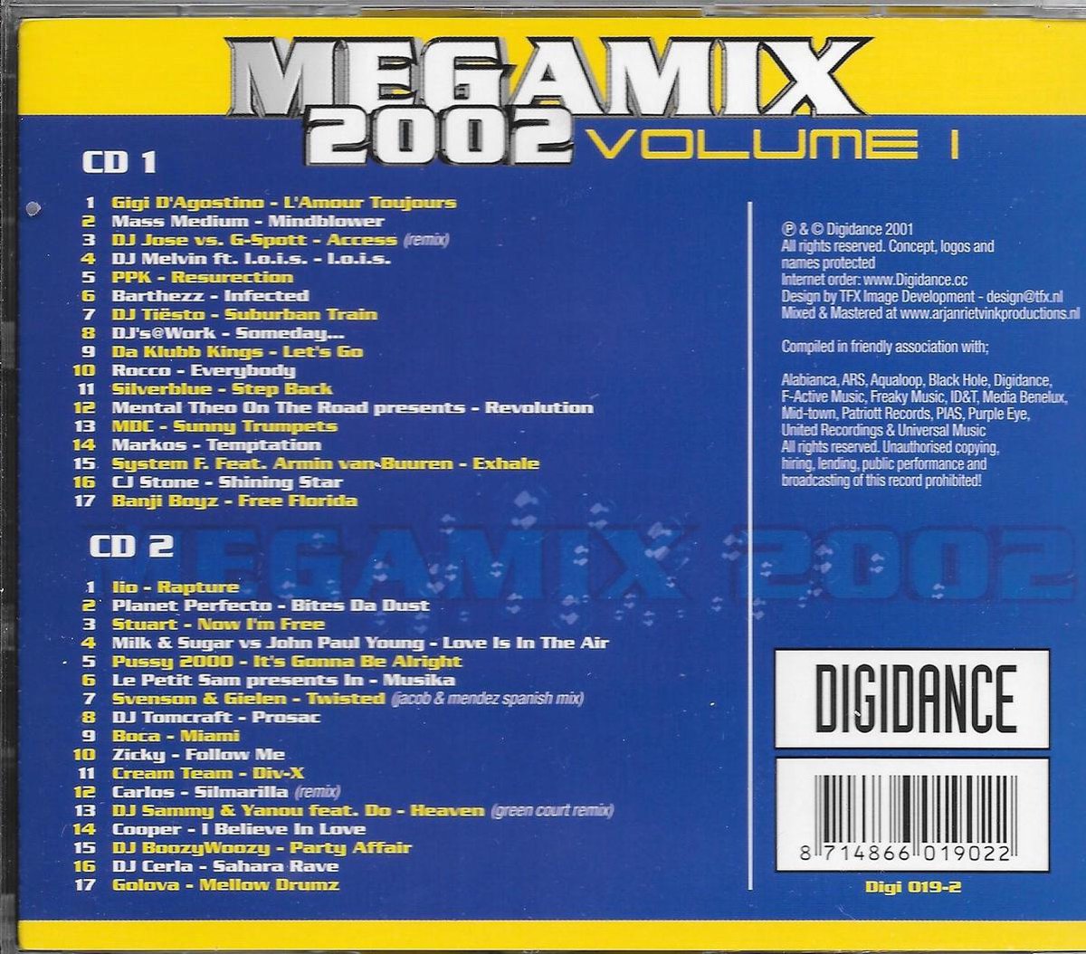 Megamix 2002 - Vol 1, various artists | CD (album) | Muziek | bol