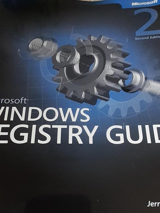 Microsoft Windows Registry Guide 2e, Jerry Honeycutt | 9780735622180 ...