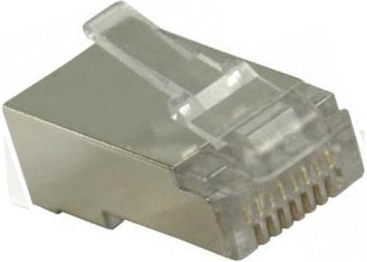 Modulaire RJ45 stekker - Cat 6 - Afgeschermd - 10 stuks - Allteq | bol.com
