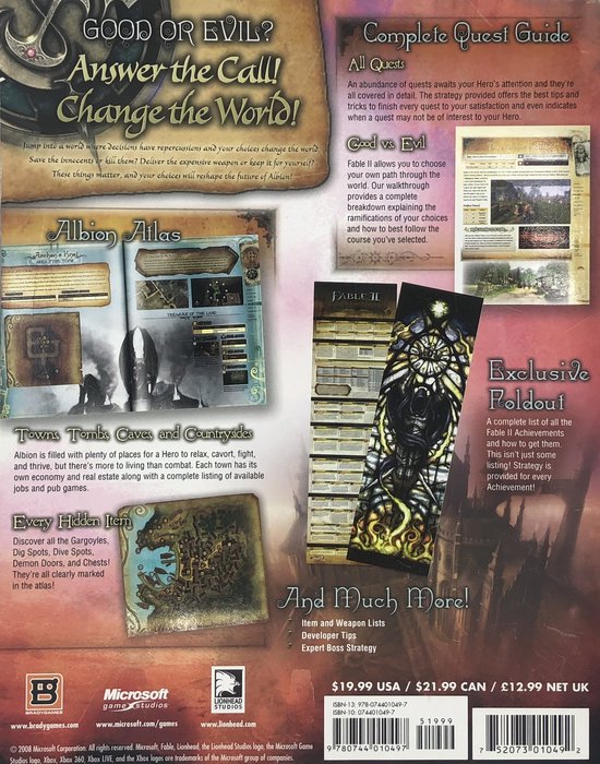 Fable 2 Official Guide Signature Series Guide Bradygames Strategy ...