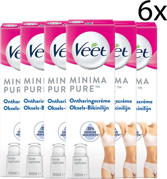 Veet Minima Bikini & UA 100ml x6 | bol.com