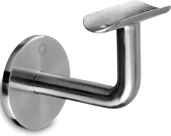 Leuninghouder buis Ø 48,3 mm RVS-316 mat geslepen model 0111 | bol