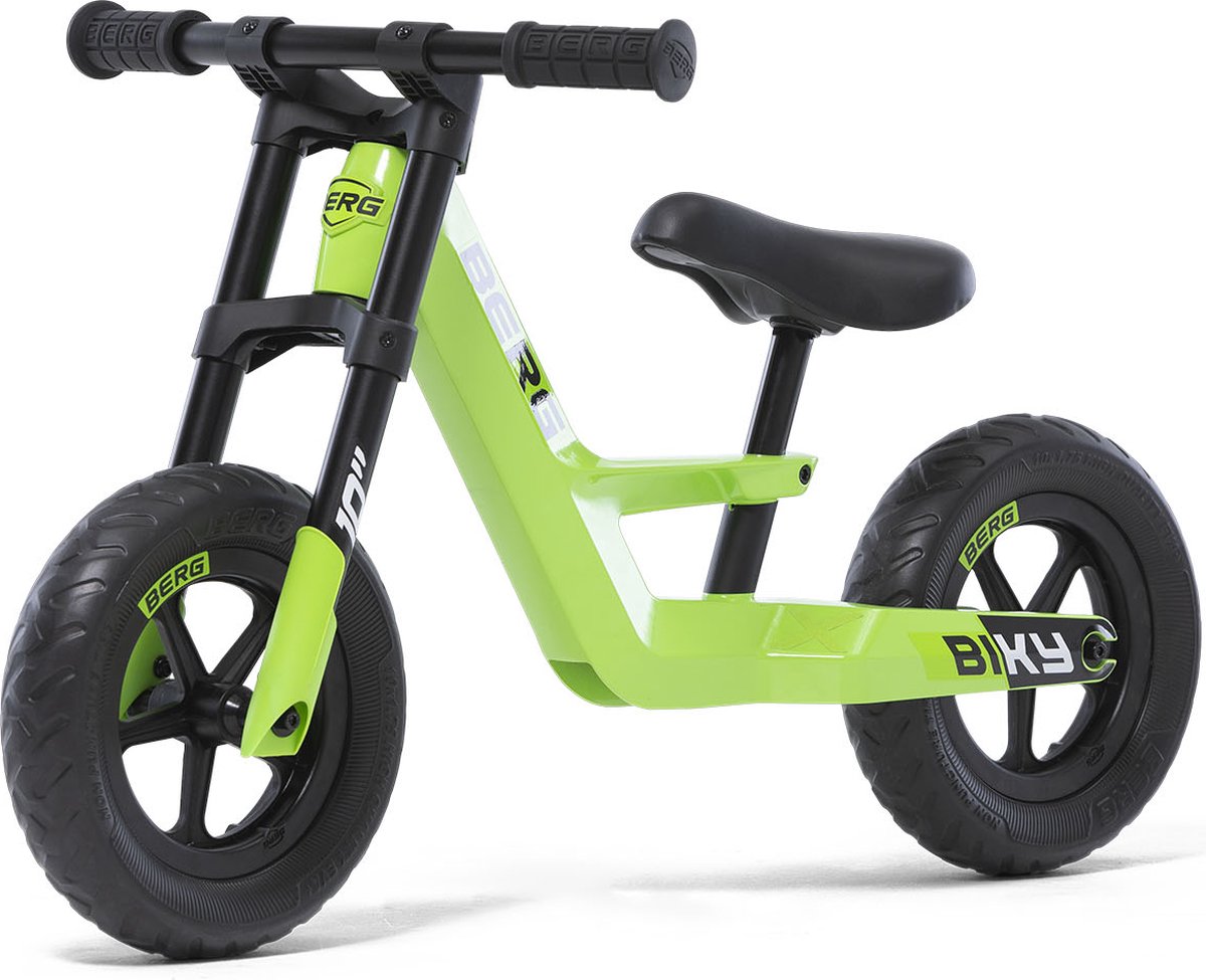 BERG Biky Mini Loopfiets - Groen - Lichtgewicht frame van magnesium - 2 ...
