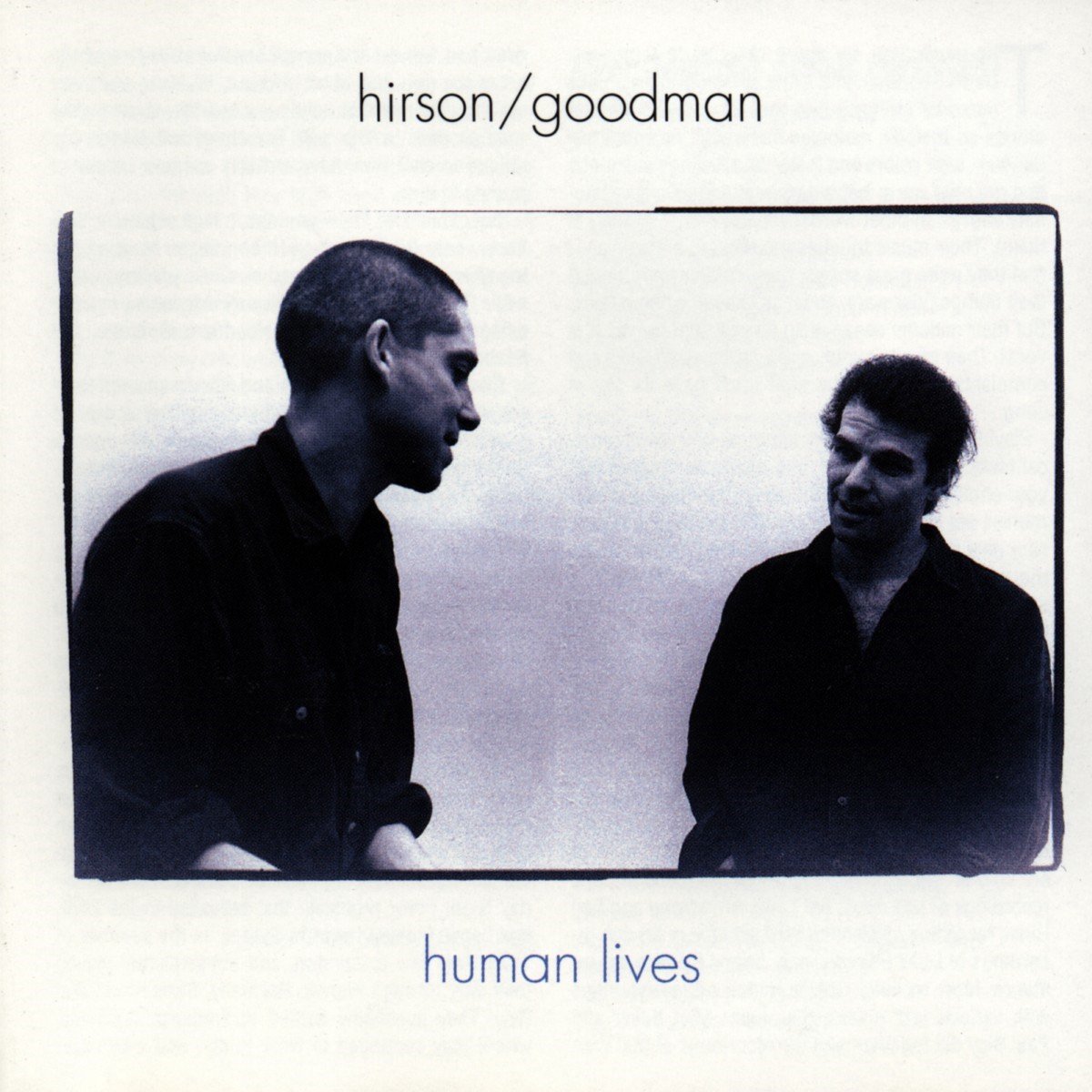 Chris Hirson & Geoff Goodman - Human Lives (CD), Goodman | CD (album ...