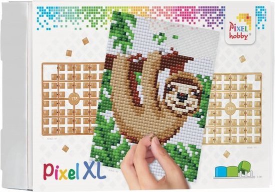 Pixelhobby - Pixel XL - set 4 basisplaten - luiaard | bol