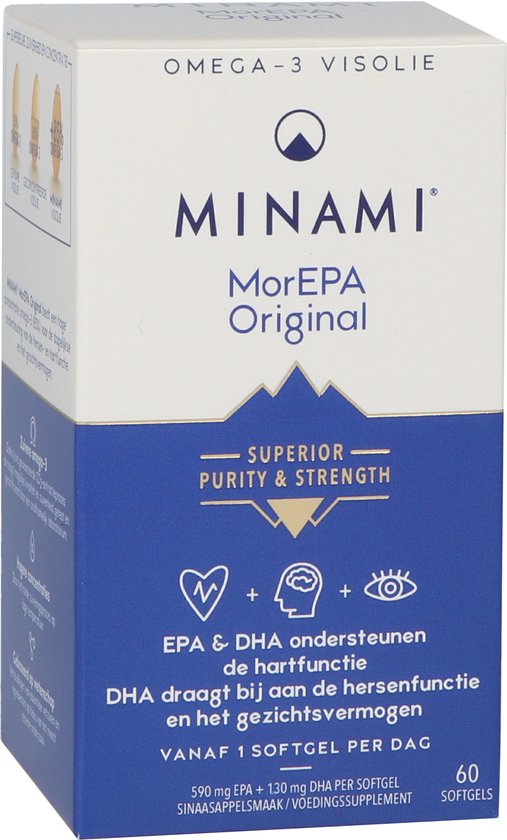 Minami MorEPA Original - 60 softgels - Vetzuren | bol.com