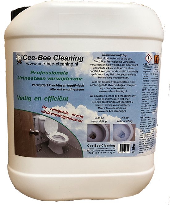 Cee-Bee-Cleaning Professionele Urinesteen verwijderaar - Veilig op de ...