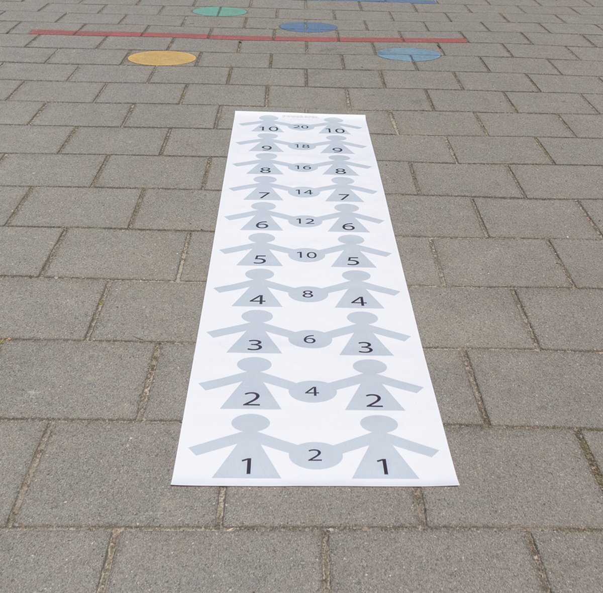 Powerspel - Leermat tweelingsommen - Bewegend leren - Rekenen - Spelend ...