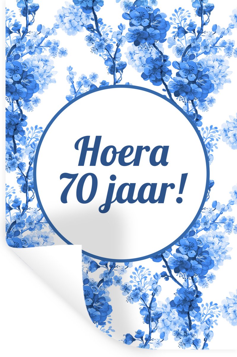 Stickers muraux - Jubilé - Citation - 70 ans - Bloem - 60x90 cm ...