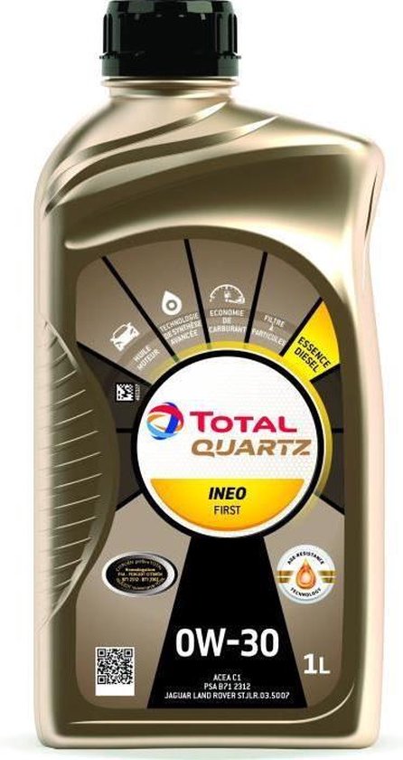 Total Quartz Ineo First 0W30 - 1L | bol.com