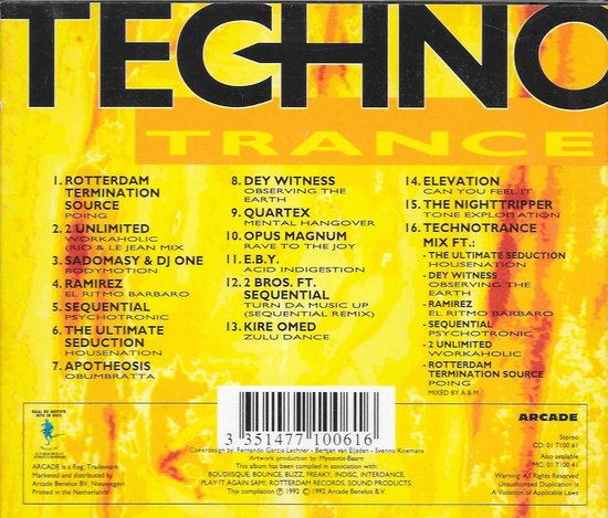 Techno Trance Vol. 2, various artists | Muziek | bol