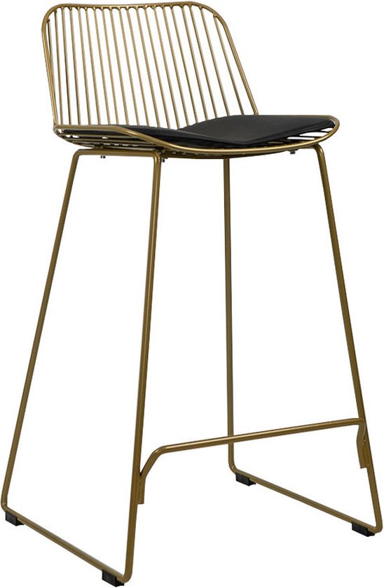 Design barkruk Jenny goud 67 cm - Barkrukken set van 2 | bol