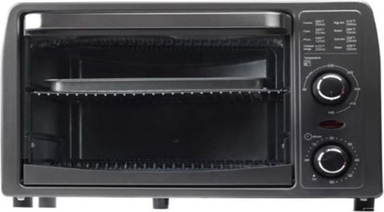 Piller® Mini Oven - Zwarte Moderne Oven - Elektrische Camping Oventje ...