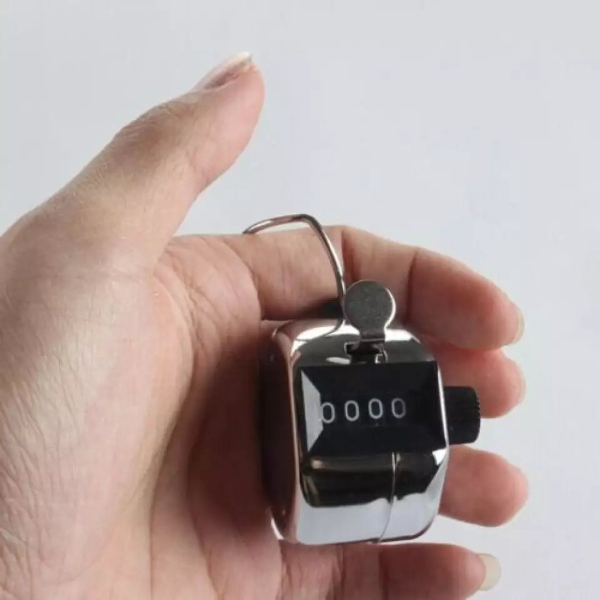 Handteller - Teller - Analoog - Personen - 4 Cijferig - Klik - Chroom ...