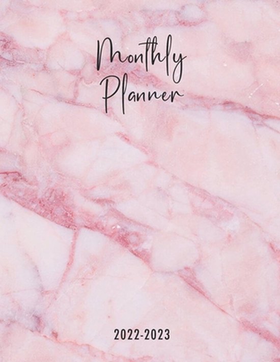 Montlhy Planner 2022-2023, Rosa Pastello | 9798499058770 | Boeken | bol.com