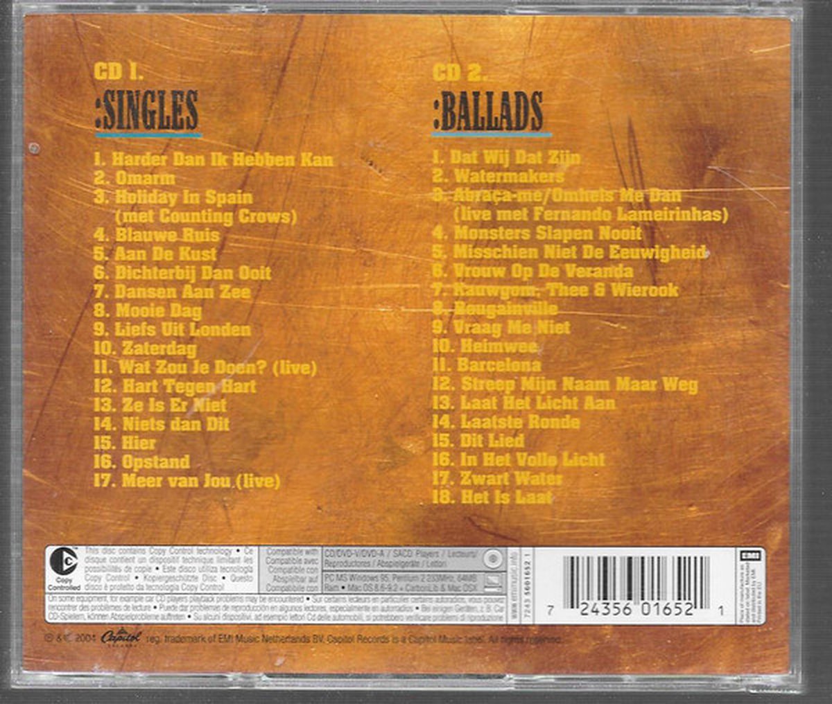 Het Eind Van Het Begin: Singles & Ballads, Counting Crows, Fernando Lameirinhas. | CD... | bol