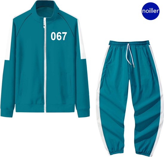 Noiller® Squid game 067 - Squid game costuum - Squid game trainingspak ...