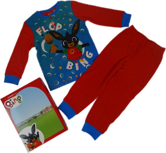 Bing pyjama rood - Kinderpyjama - Pyjama van Bing - Slapen - Kinderen ...