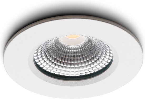 Ledisons LED Inbouwspots IP65 Wit met Driver - Dimbaar - 3W 2700K Warm ...