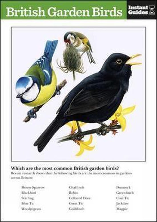 British Garden Birds, Instant Guides | 9781780500010 | Boeken | bol.com