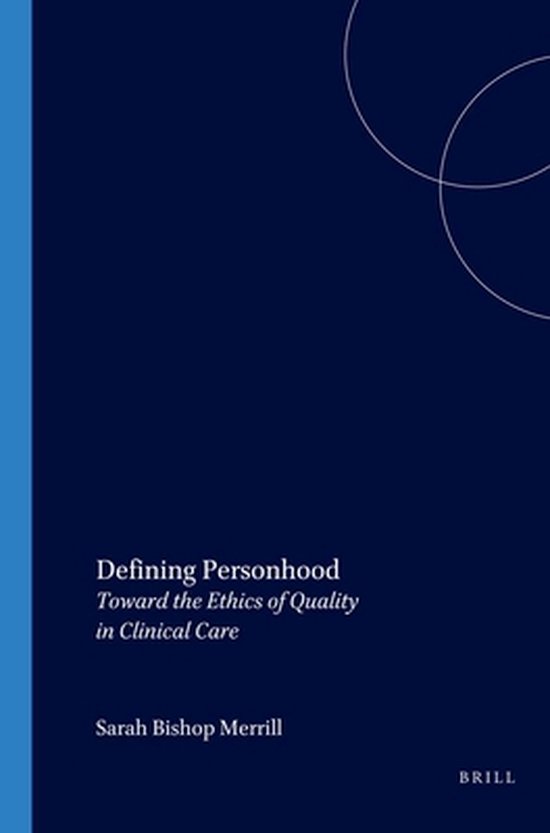 Defining Personhood | 9789042005716 | Sarah Bishop Merrill | Boeken ...