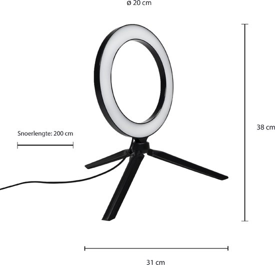 XIB LED Ring Lamp / bureau / vlogging light / bureau / make-uplamp ...