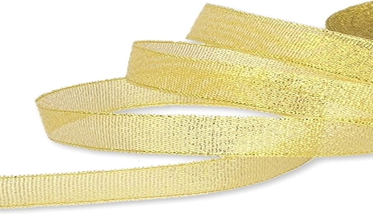 Metallic Glitter Goud Lint 10mm (1cm) | Goud Organza | Kerst Lint ...