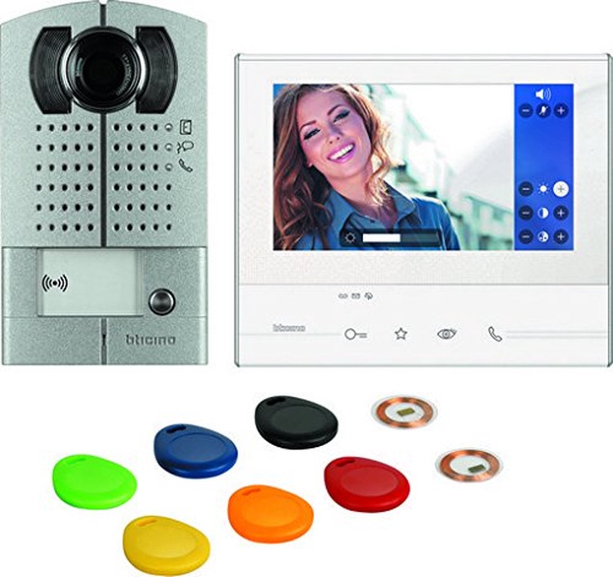 Legrand - Bticino -AVT - Kit vidéo mémoire + AC Linea M?t. + Classe30 ...