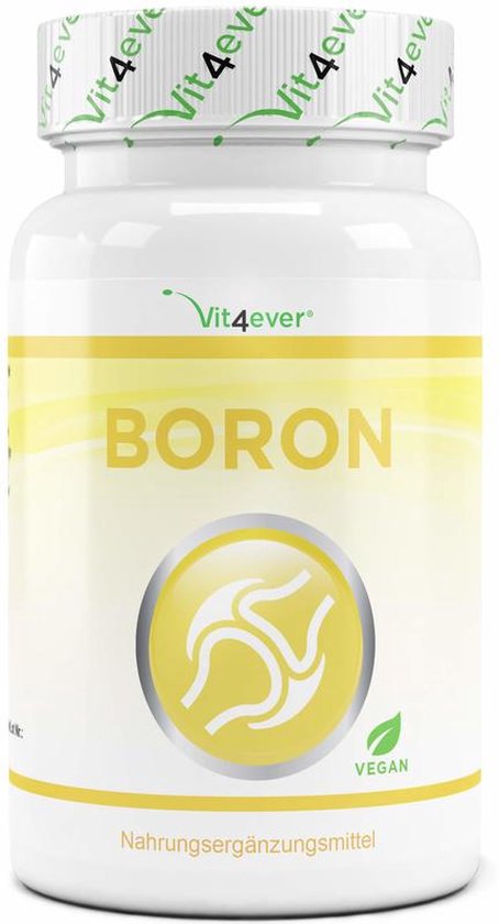 Boron - 3 mg zuiver boor per tablet - 365 tabletten in jaarvoorraad ...